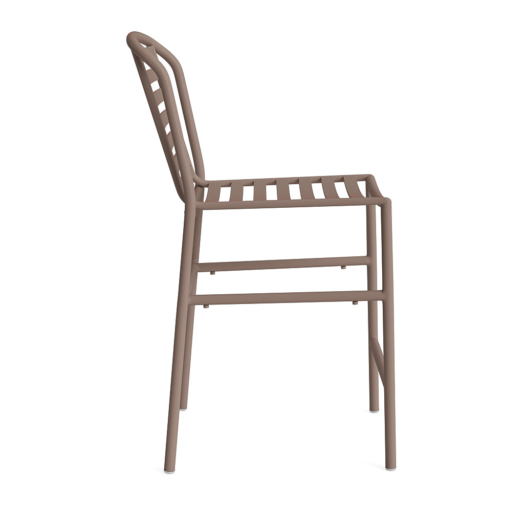 Faro Slat Counter Stool - Brown Jordan