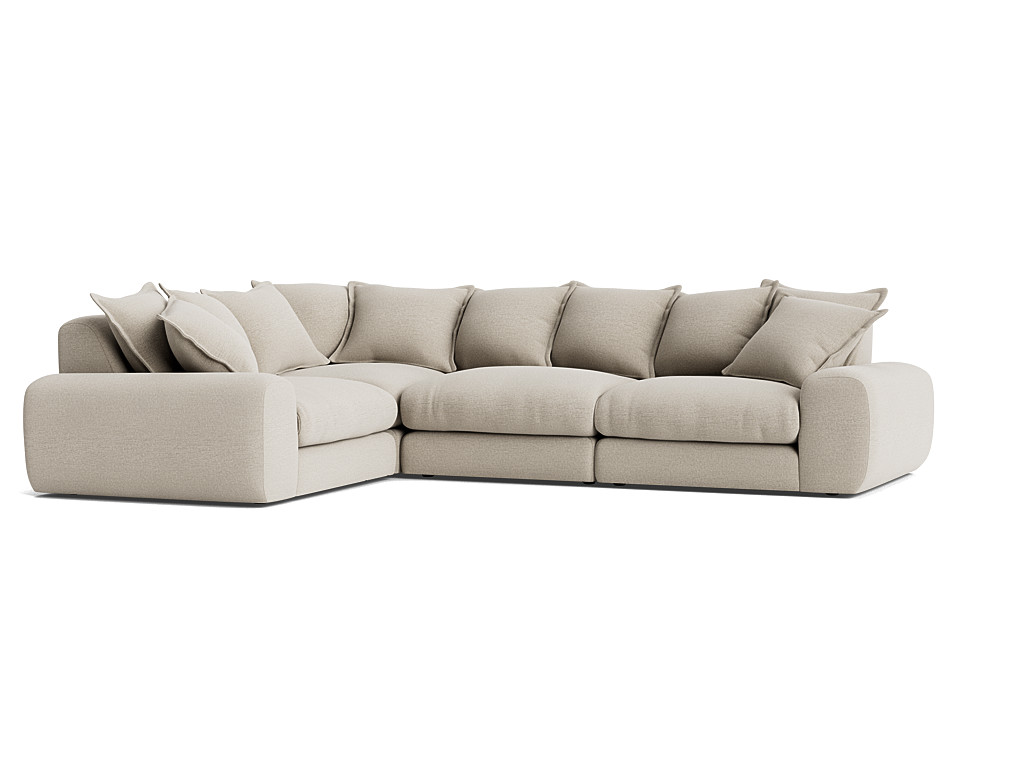 Wodge Modular Corner Sofa Large Deep L Shaped Sofa Loaf