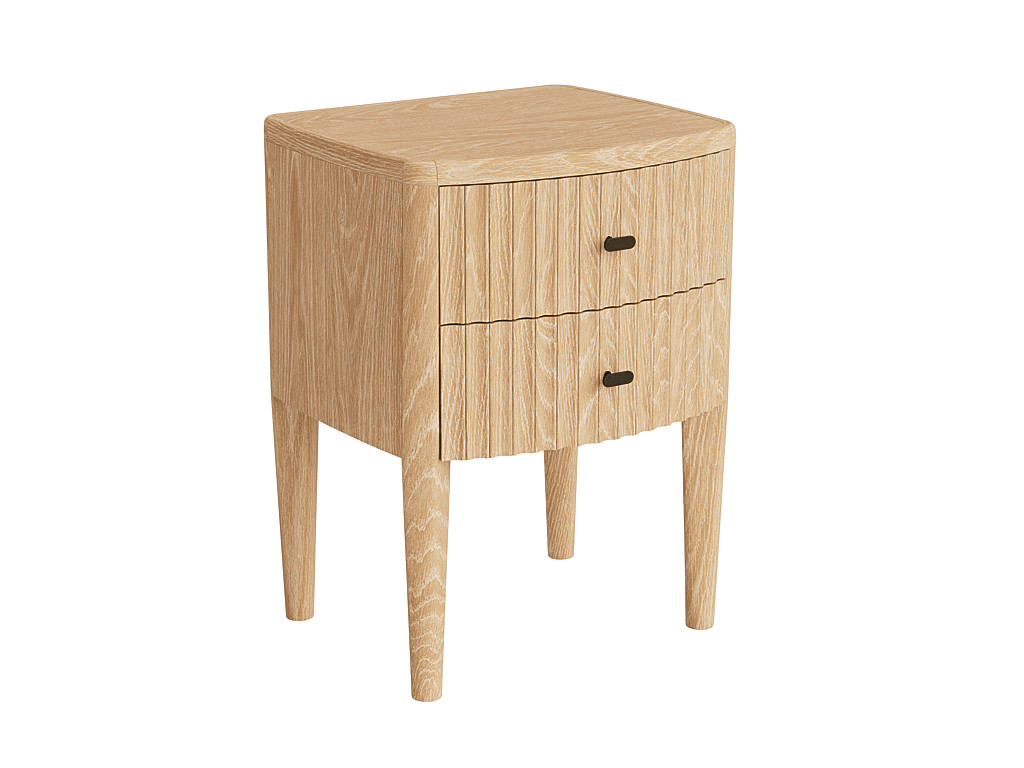 Heyday Side Table in Whitewashed Oak | Wooden Side Table | Loaf