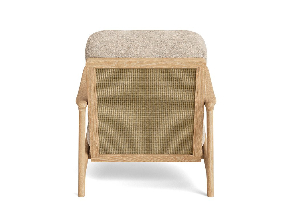Shearer Squishbag Accent Chair in Whitewashed Oak | Wooden Armchair ...