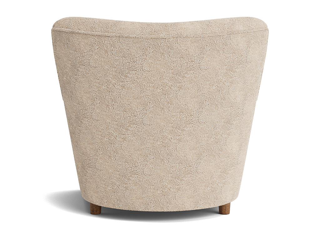 Shearer Chillback Accent Chair | Sheepskin Upholstered Accent Chair | Loaf