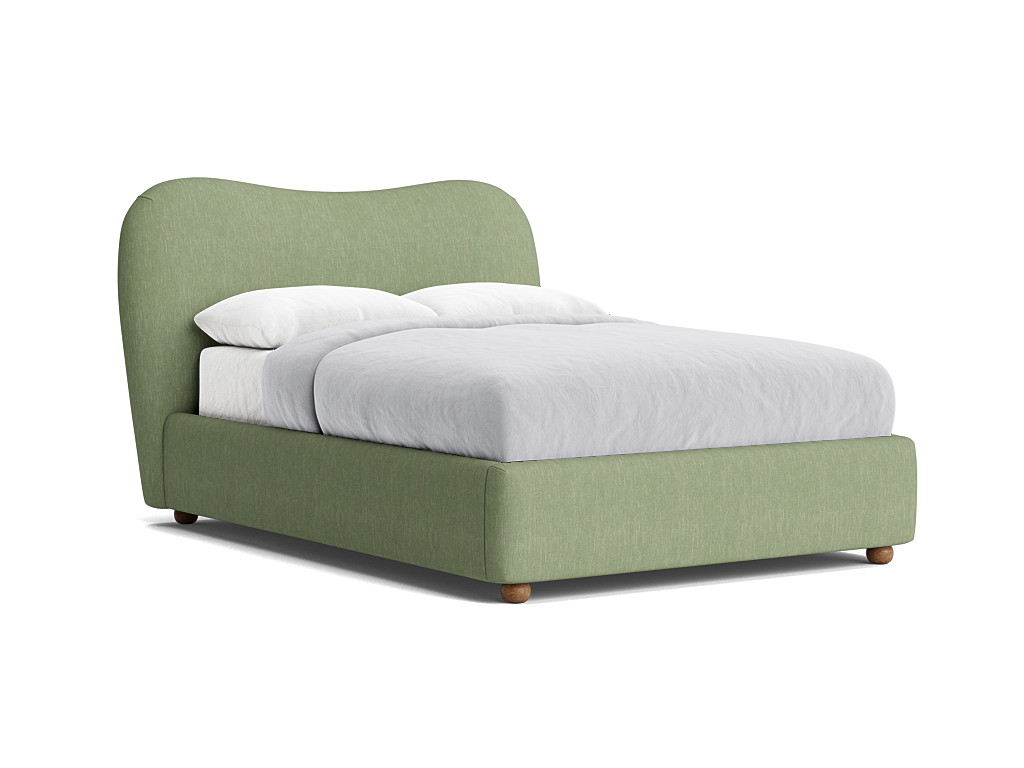 Monroe Bed | Upholstered Mid-century Inspired Bed | Loaf