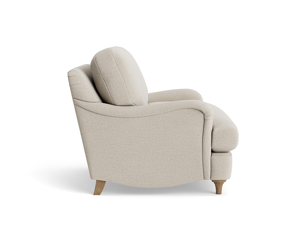 Jonesy Love Seat Made in Blighty | Deep Seated Upholstered Chair | Loaf