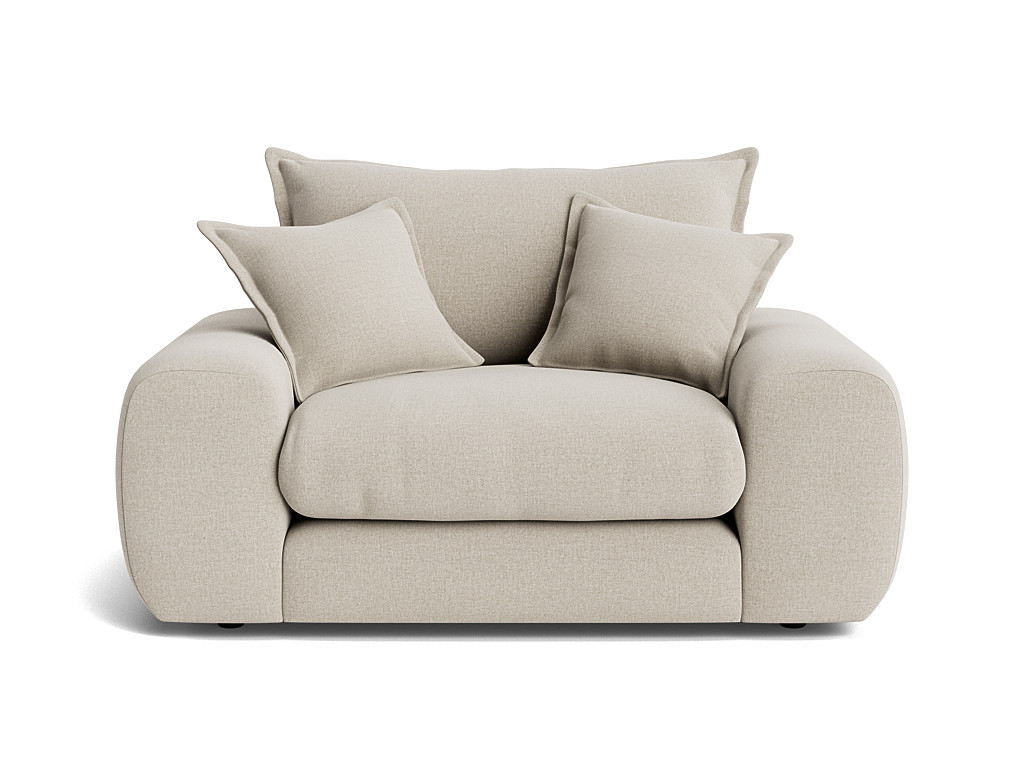 Wodge Love Seat | Modern Extra Deep Modular Love Seat | Loaf