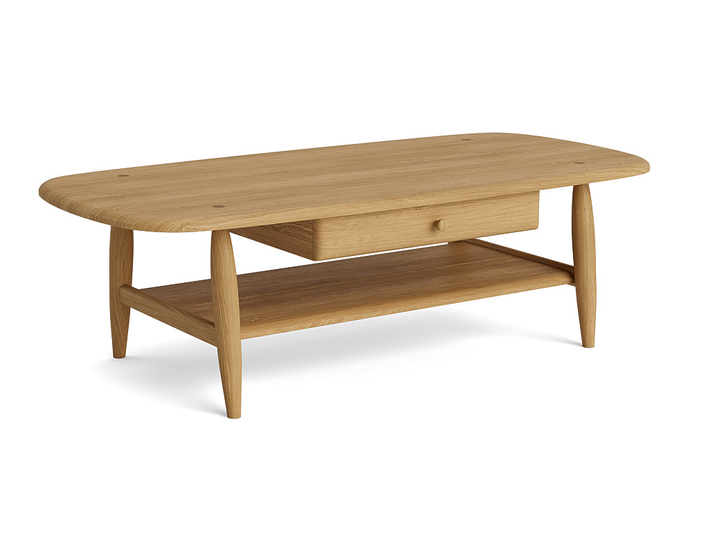 Steady Eddie Coffee Table in Light Oak | Oak Coffee Table | Loaf