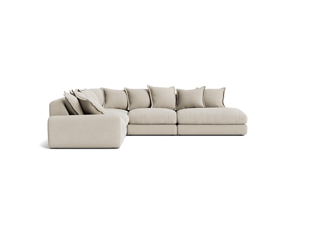 Wodge Modular Chaise Corner Sofa | Large Deep Chaise Sofa | Loaf