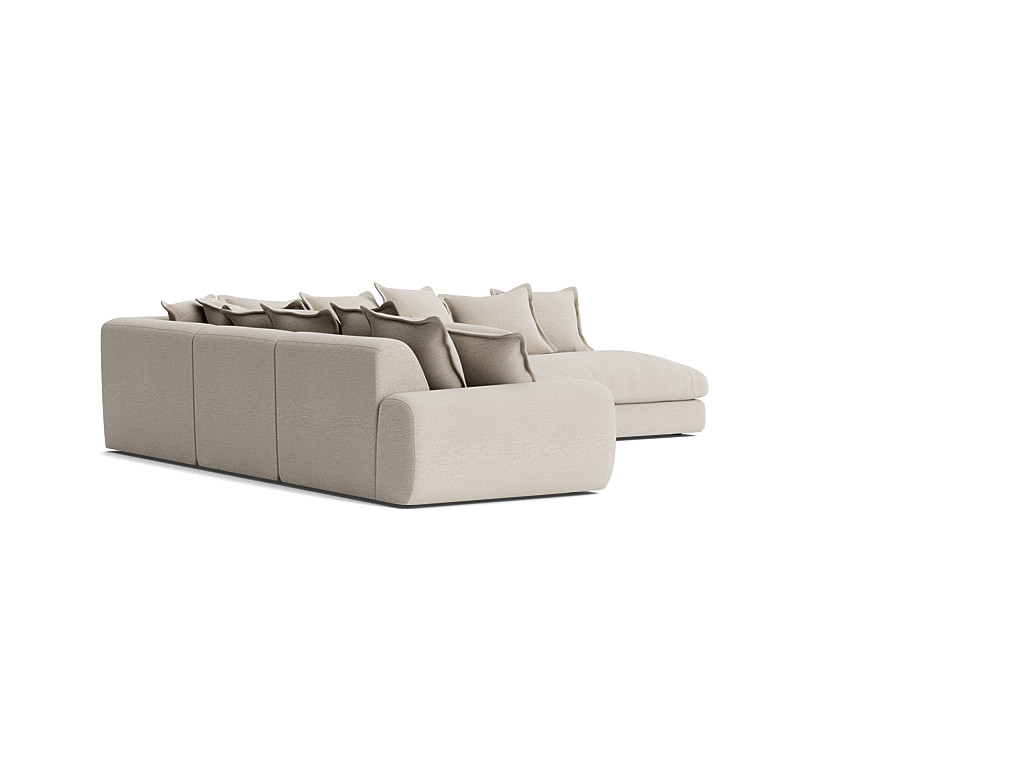 Wodge Modular Chaise Corner Sofa | Large Deep Chaise Sofa | Loaf