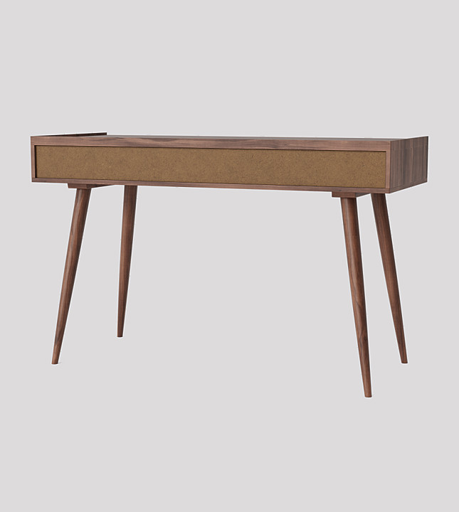 Terning Mid-Century Desk in Dark Brown Acacia | Swoon