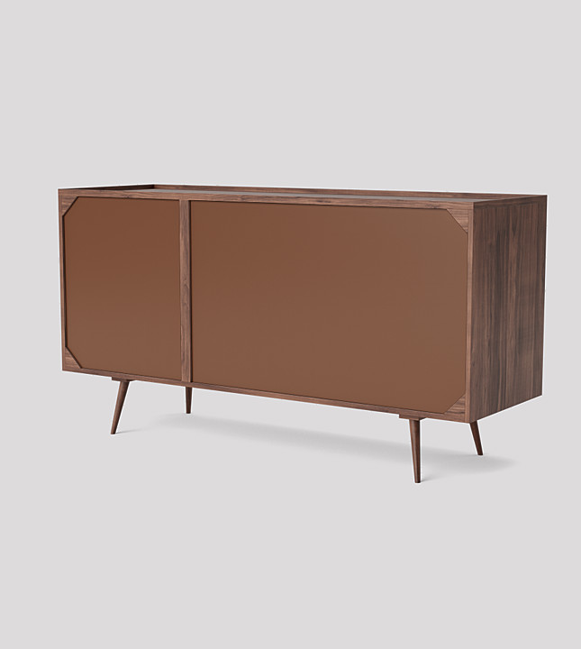 Terning Sideboard, Mid-Century Style in Acacia | Swoon