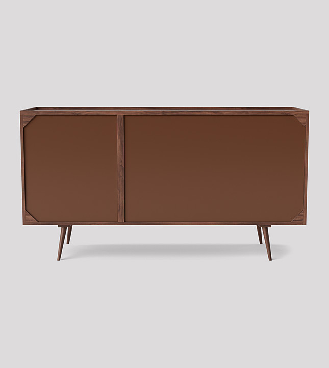 Terning Sideboard, Mid-Century Style in Acacia | Swoon