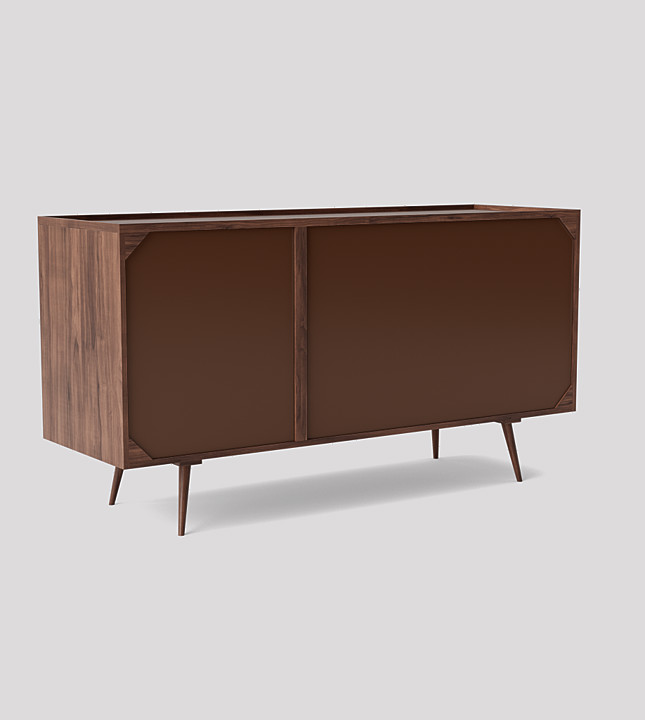 Terning Sideboard, Mid-Century Style in Acacia | Swoon