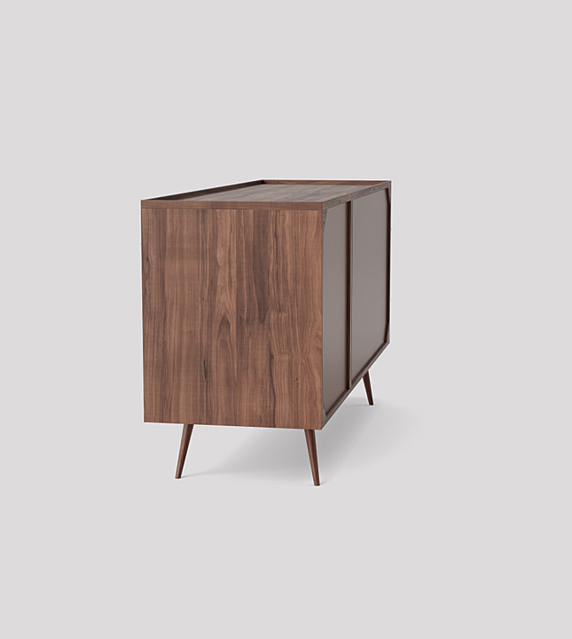 Terning Sideboard, Mid-Century Style in Acacia | Swoon