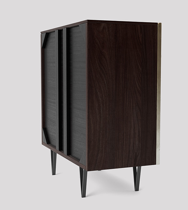 Ziggy Cabinet, Contemporary Style in Silver | Swoon