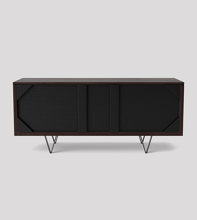 Ziggy Media Unit, Contemporary Style in Silver | Swoon