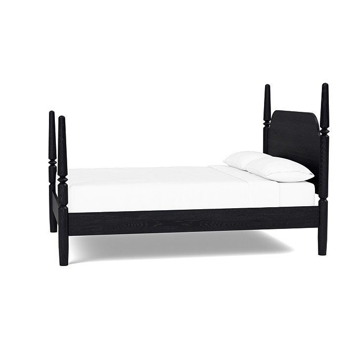 The Citizenry Potomac Four Poster Bed King Black